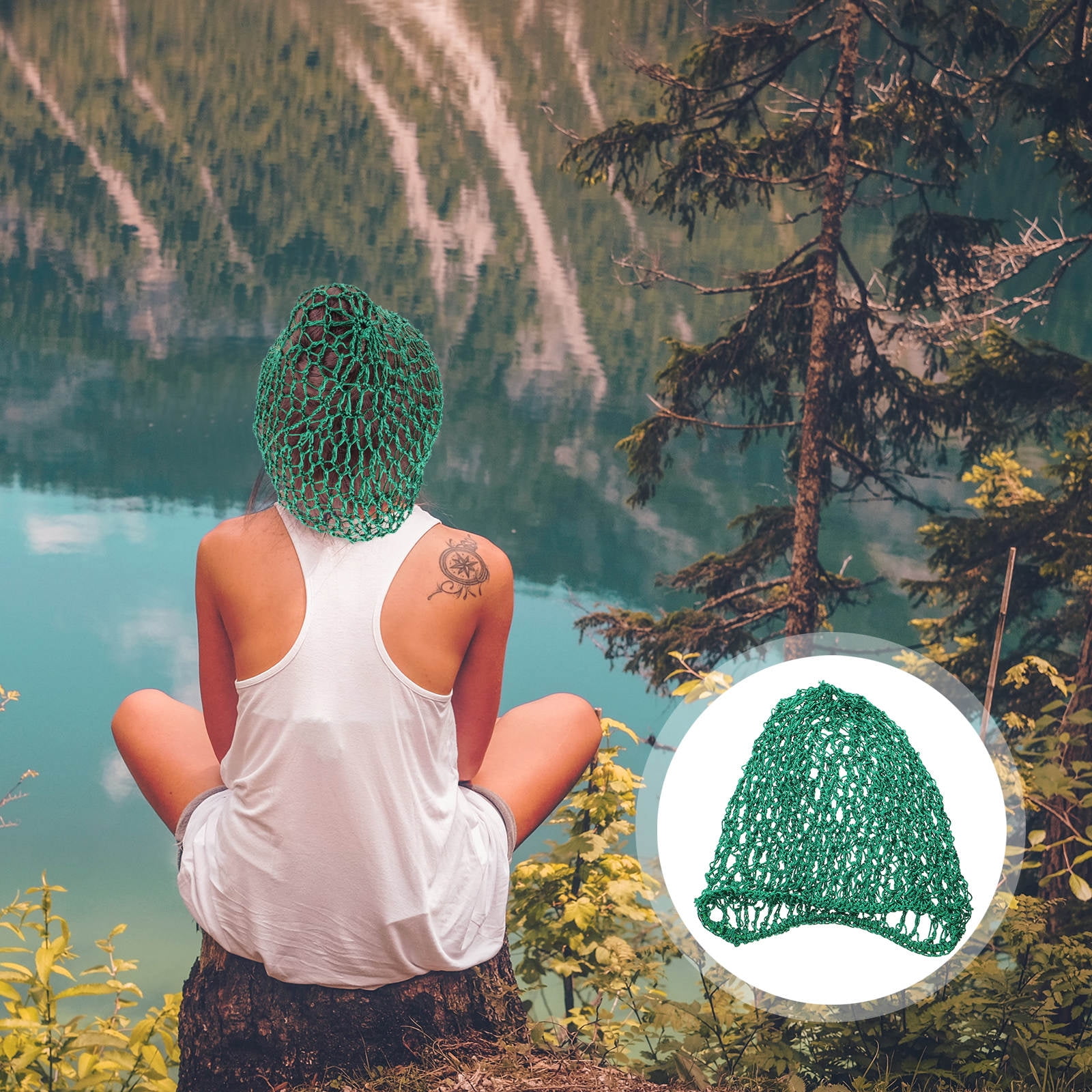 SWETRACE 1Set Mesh Hair Wrap for Women and Girls 11.8x9in - Walmart.com