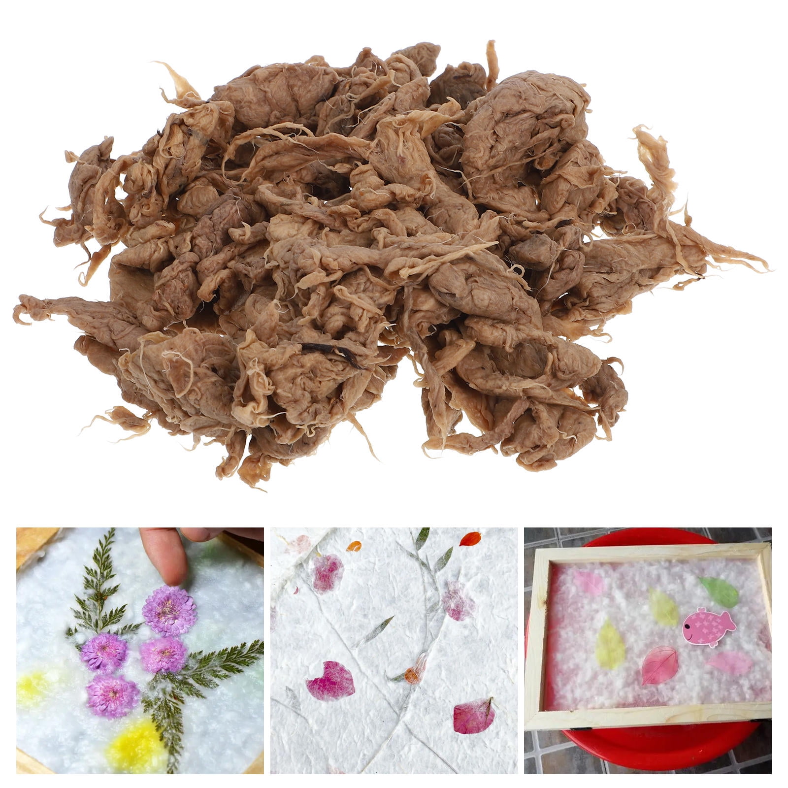 SWETRACE Paper Making Kit Paper Pulp Dark Brown 1Set - Walmart.com