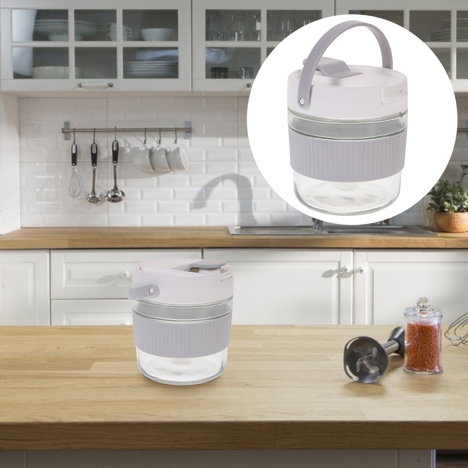 SWETRACE 1Set Pickling Jars 900ML Glass with Practical Design for ...