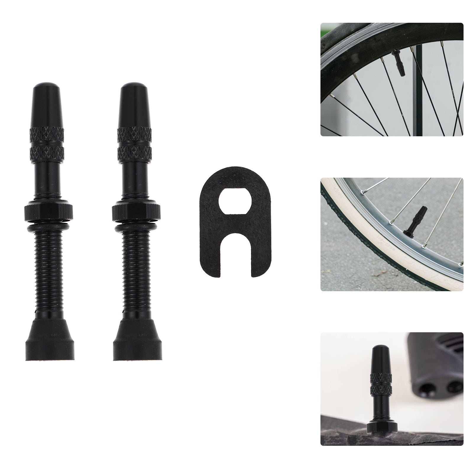 SWETRACE 1Set Practical Design Aluminium Alloy Tubeless Valve Stems for ...