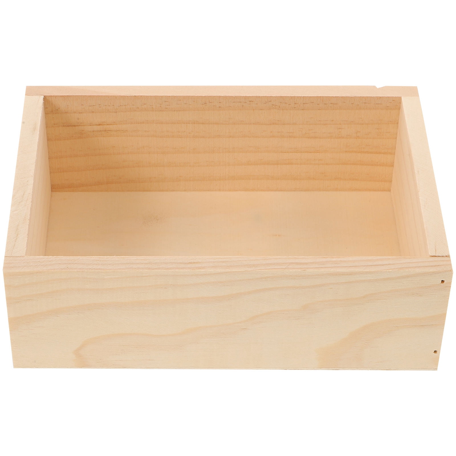 SWETRACE 1Set Rectangular Planter Pot Made of Bamboo for Small Plants ...