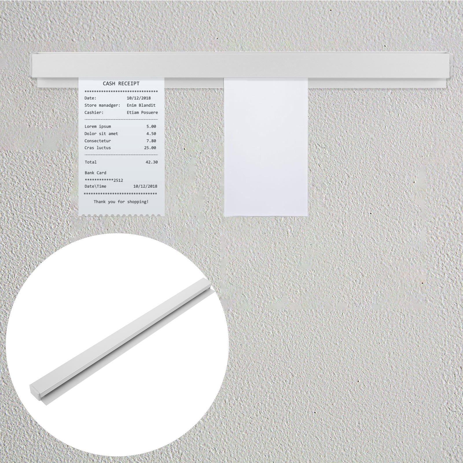 SWETRACE 1Set Rectangular Ticket Rack for Kitchen Document Holder ...