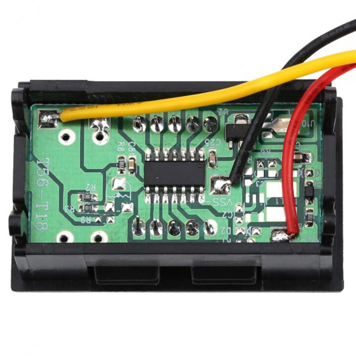 SWETRACE 1Set Red Electronic Component Voltmeter Portable Voltage ...