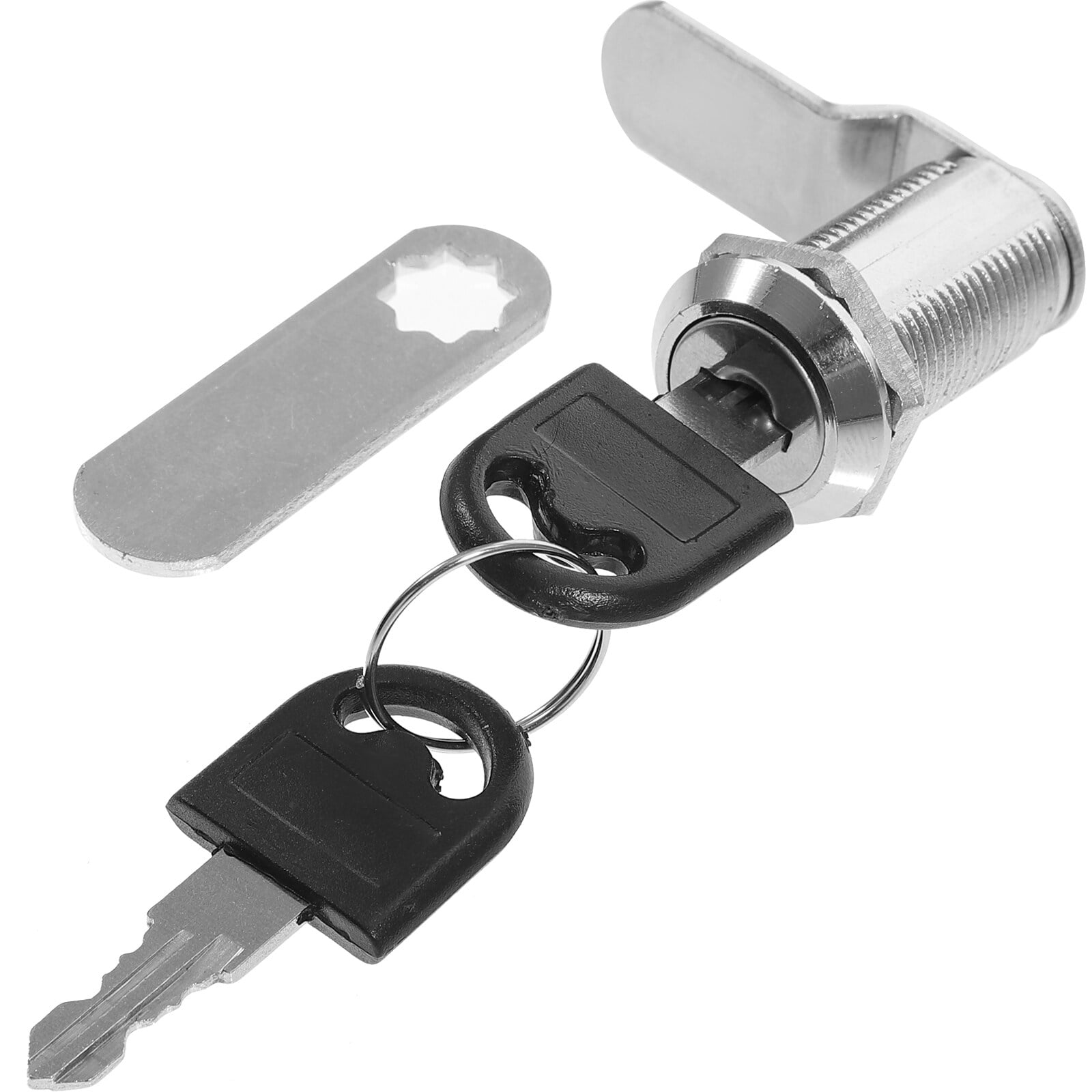 SWETRACE 1Set Silver Drawer Locks with Key for Cupboard Anti Theft File ...