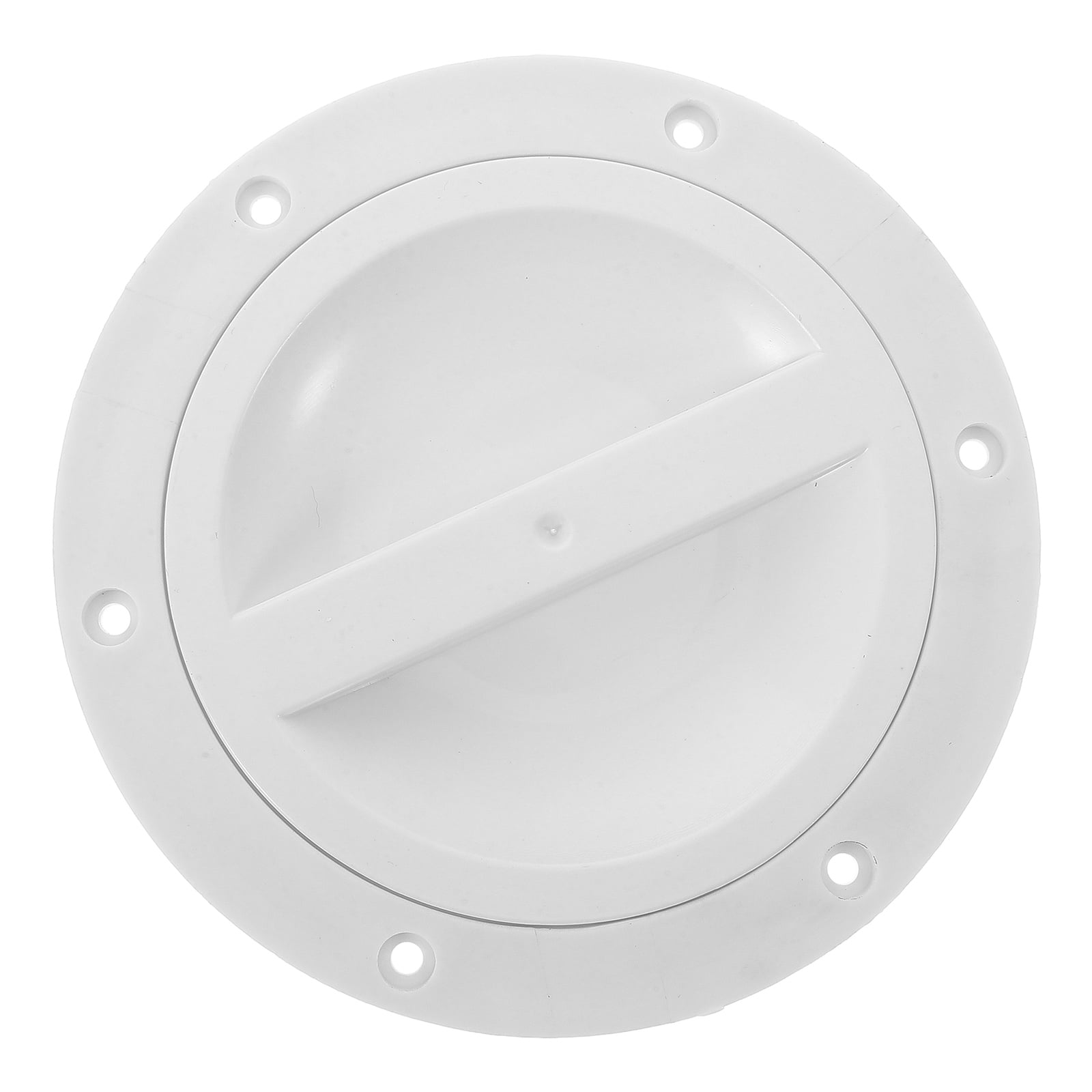 SWETRACE 1Set White ABS Copper Round Hatch Cover for Marine Fishing and ...