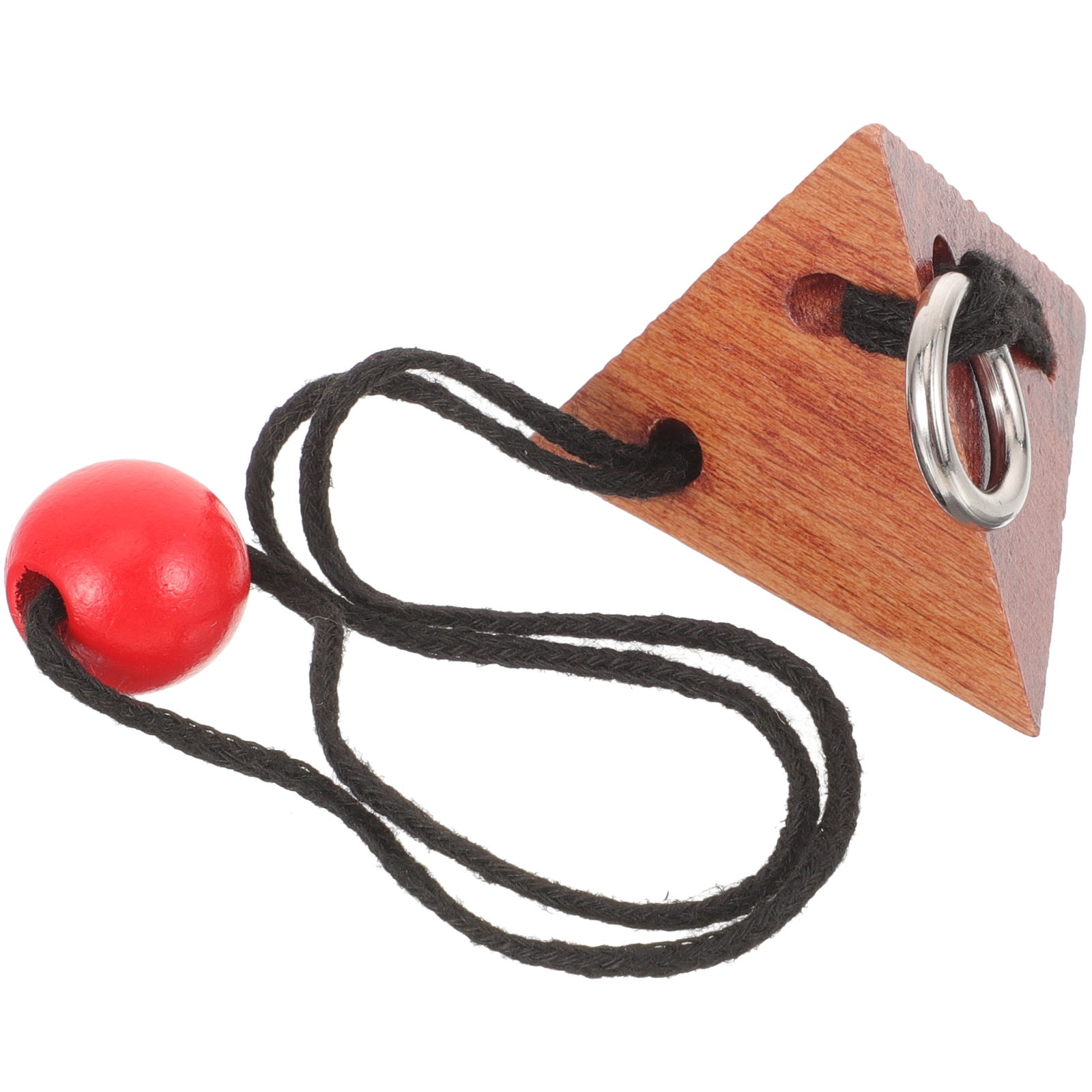 SWETRACE 1Set Wood Threading Toy Classic Knot Toy for Adults Hand Eye Coordination Holiday ...