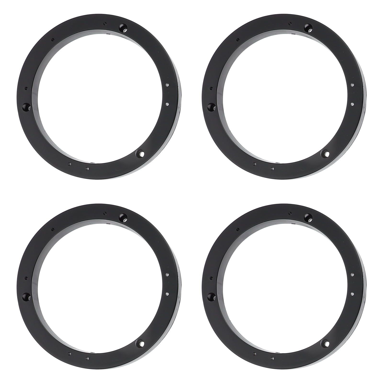 SWETRACE 2 Pairs Black Hollow Circle Speaker Spacer Ring Sound System ...