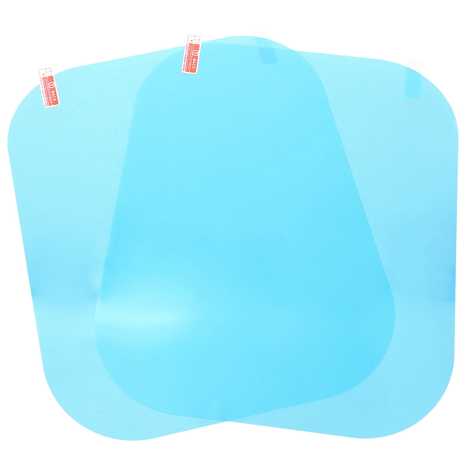 SWETRACE 2 Sheets Rectangular Sky-Blue PET Film for Car Side Mirror ...