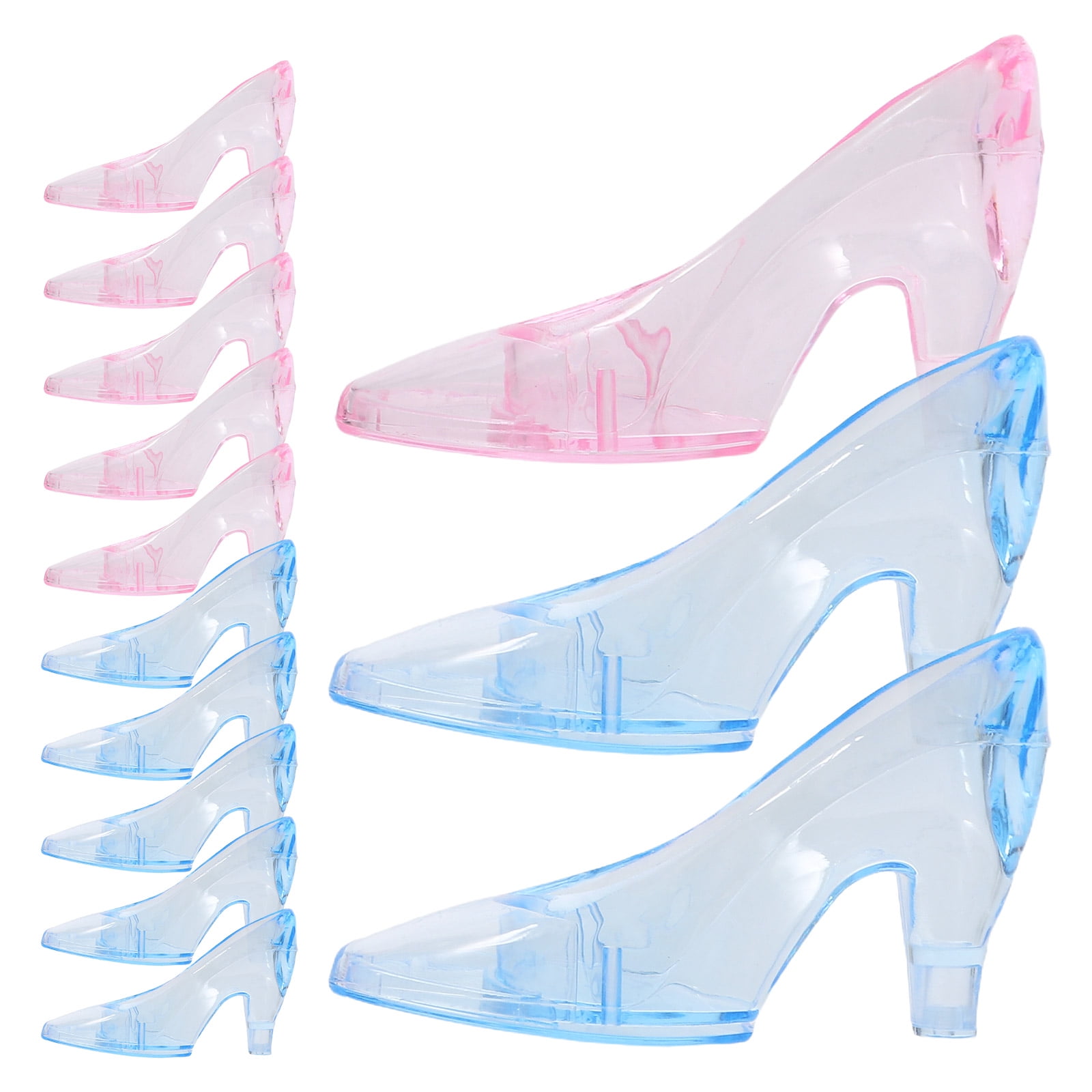 SWETRACE 24Pcs Miniature High Heel Shoe Figurines Assorted Color ...