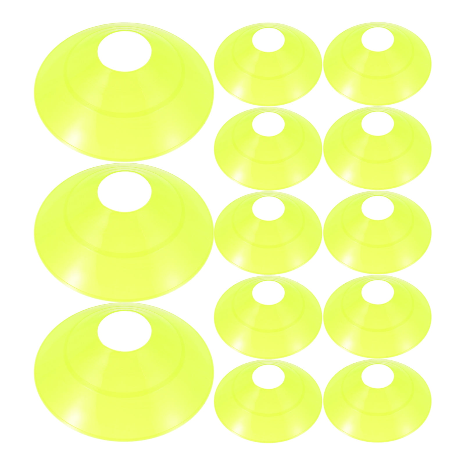 SWETRACE Soccer Cones PE 25Pcs 3.14X3.14X1.77In - Walmart.com