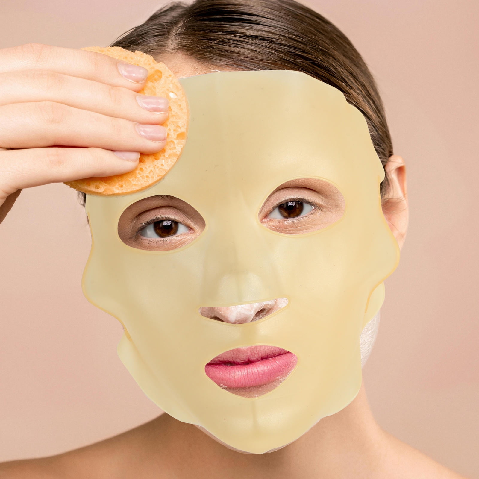 SWETRACE facial mask holder Silicone Face Mask Cover Moisture Locking ...