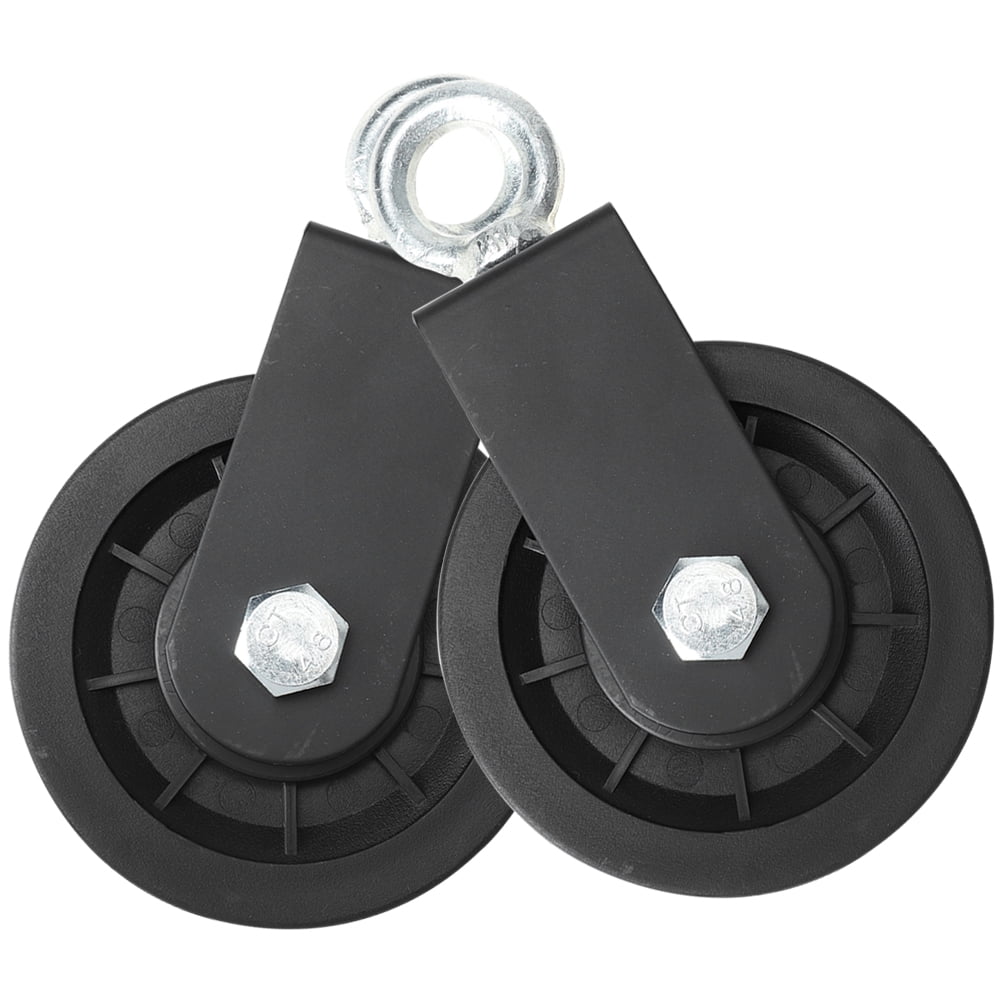 SWETRACE 2Pack Fitness Pulley Wheel with for Indoor and Outdoor Use 15.50X9.20X4.00Cm - Walmart.com