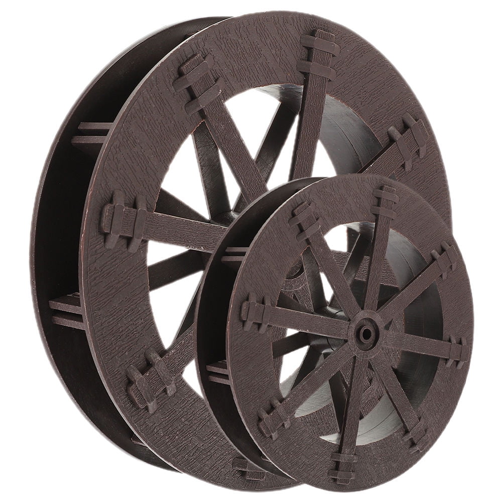 SWETRACE 2Pack Plastic Water Fountain Wheel for Water Decor Small Water ...