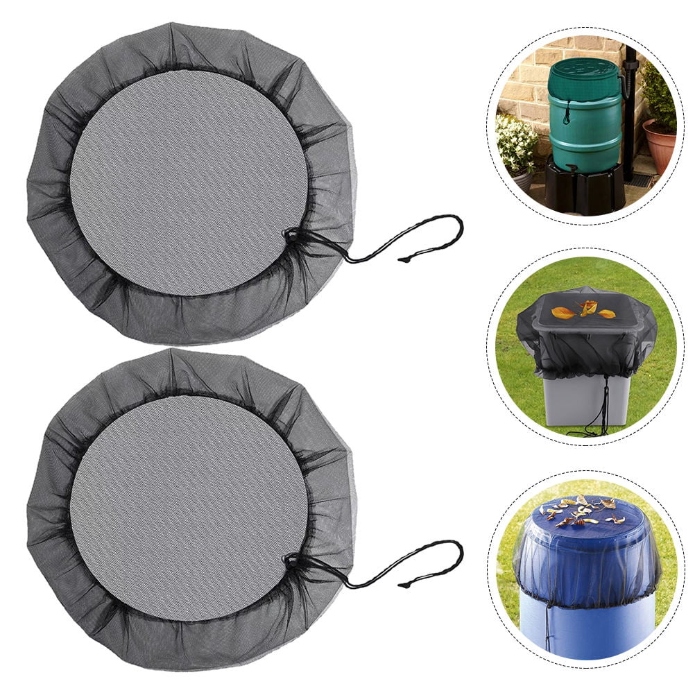 SWETRACE 2Pack Water Storage Barrel Cover Prevent Debris Accumulation ...