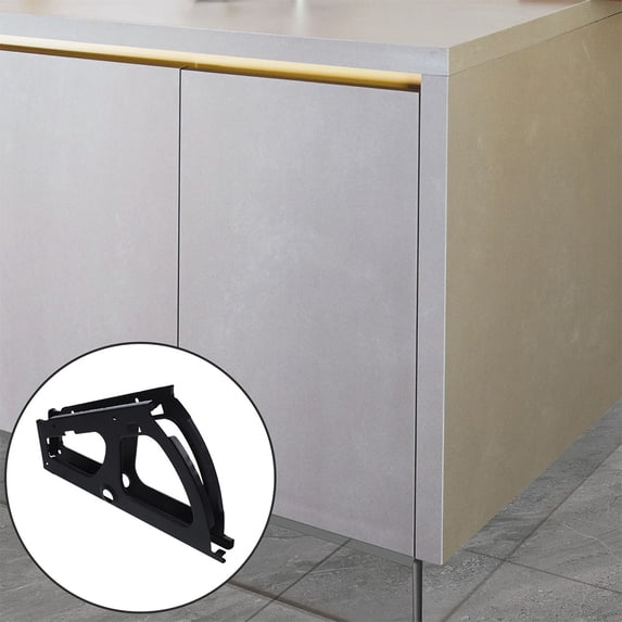 SWETRACE 2Pairs Black Metal Shoes Drawer Hinge for Durable Use and ...