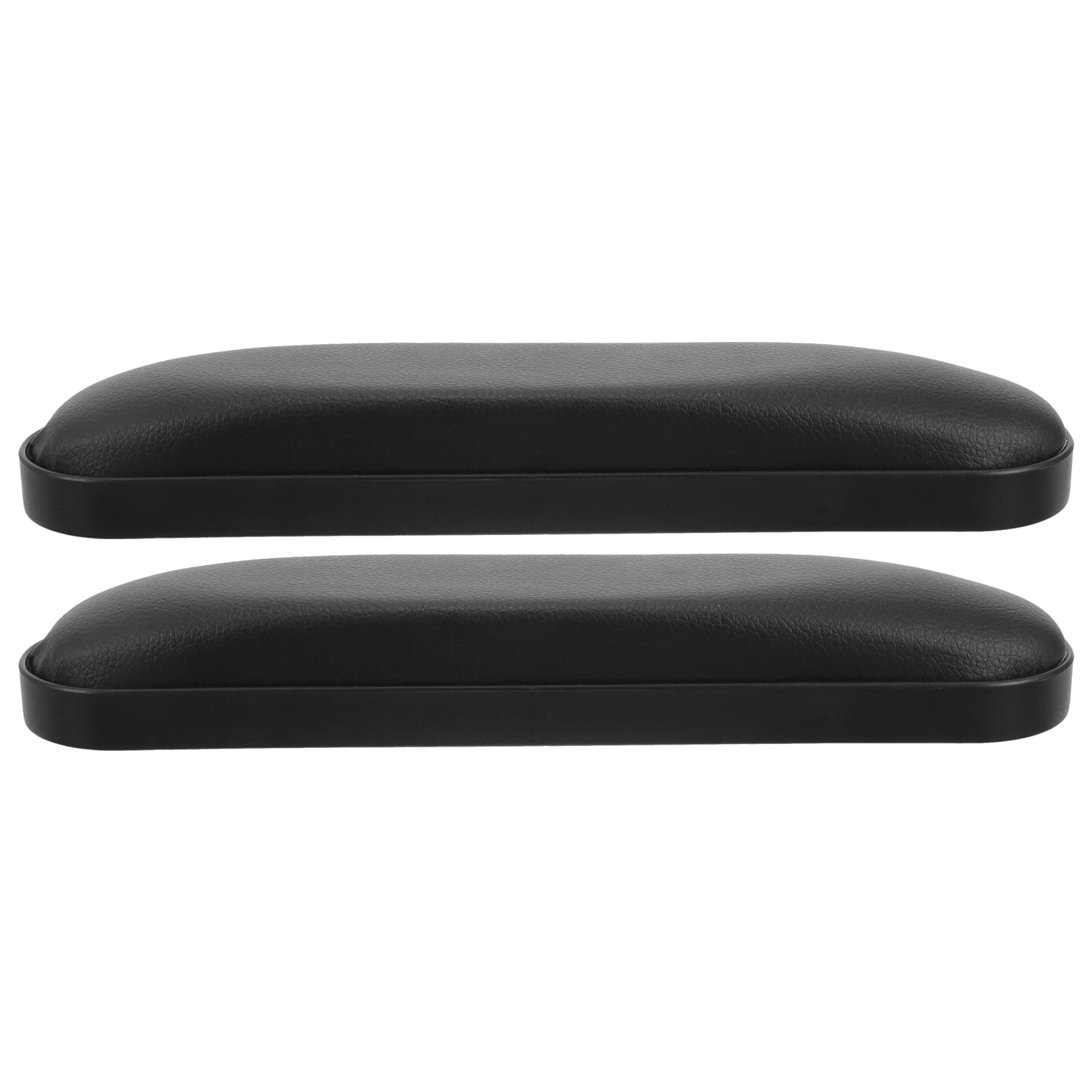 SWETRACE 2Pcs Arm Rest Covers for Wheelchair Black Leather and Sponge ...