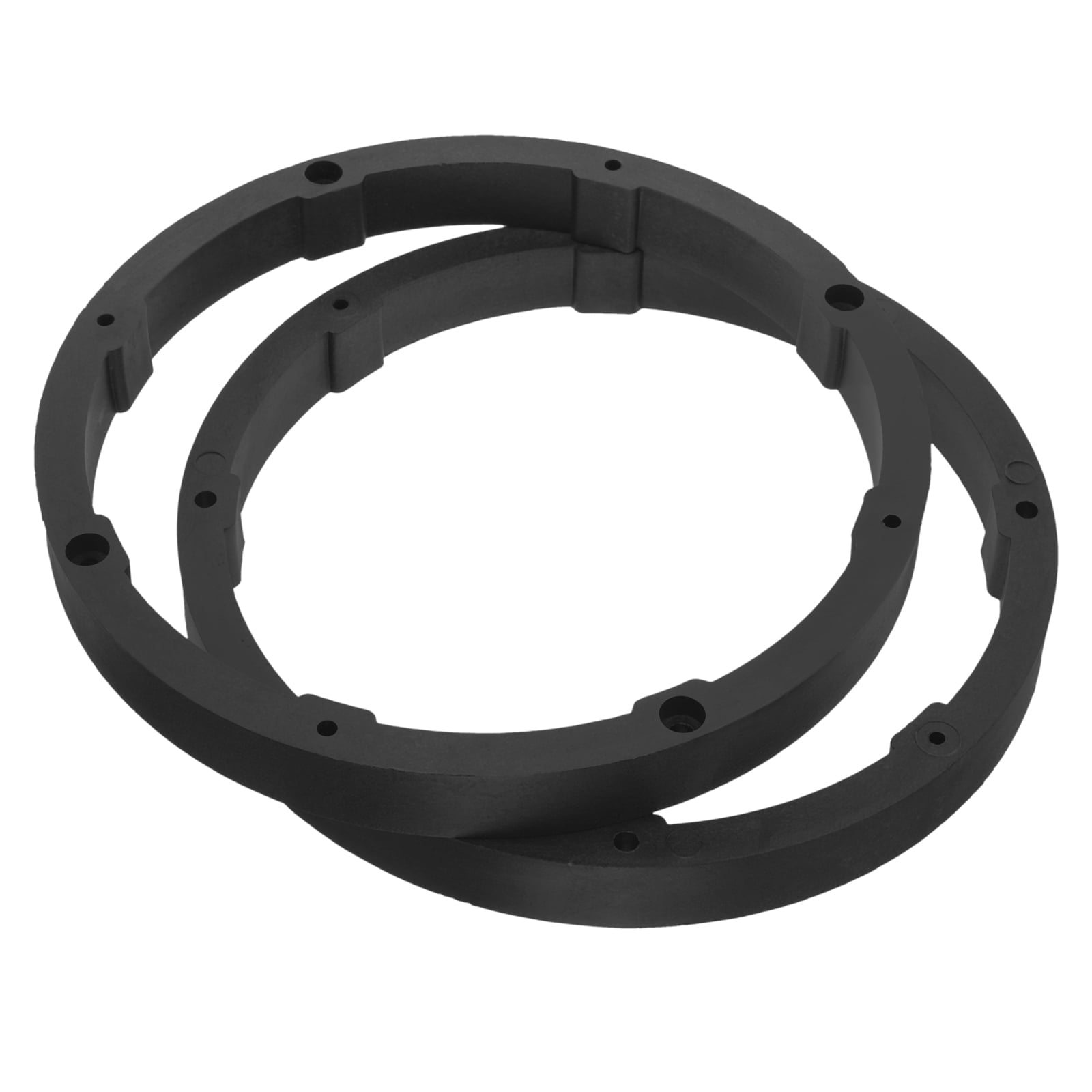 SWETRACE 2Pcs Black PVC Car Speaker Adapter Ring Universal Design for ...