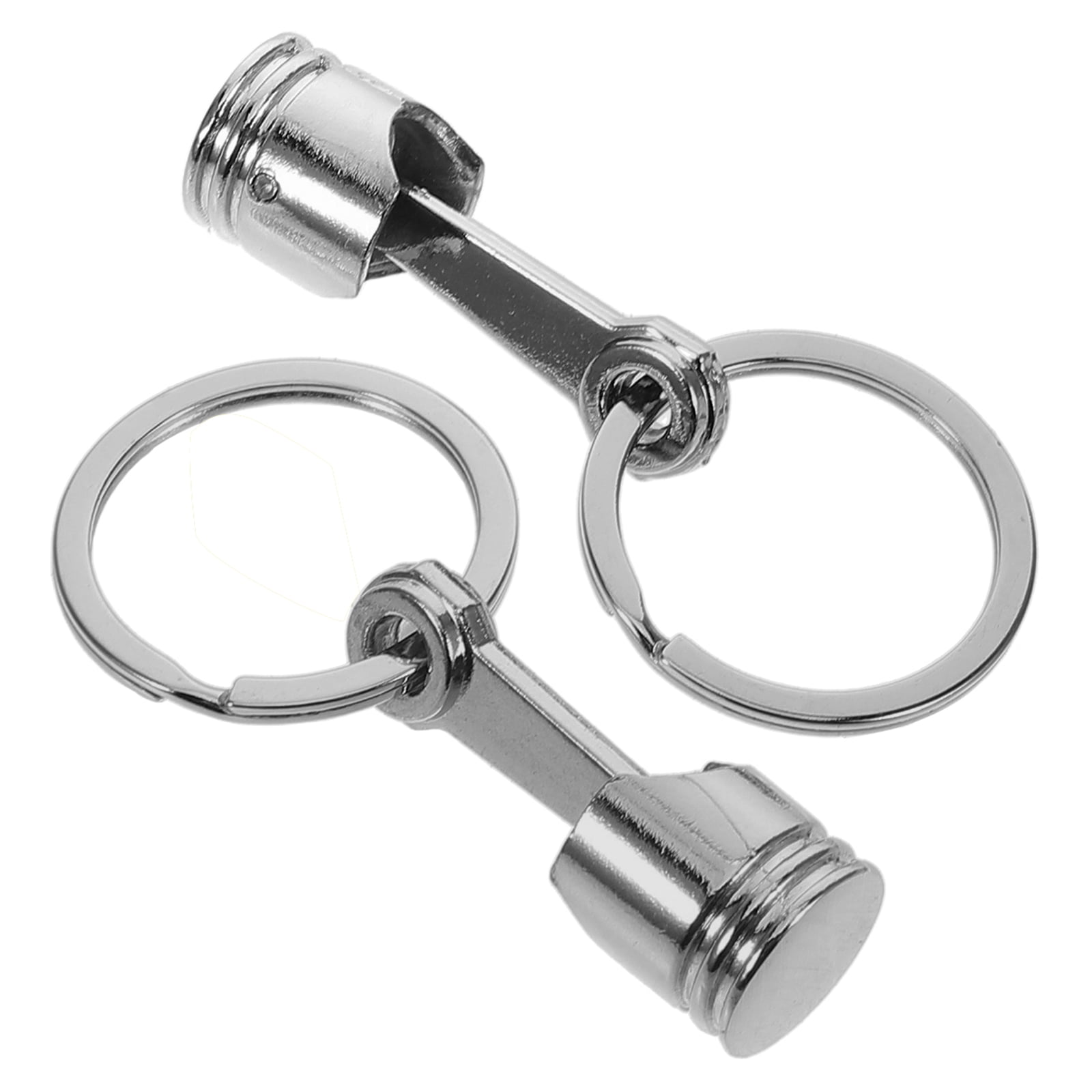 SWETRACE 2Pcs Carabiner for Keys Metal Engine Piston Shaped Zinc Alloy ...