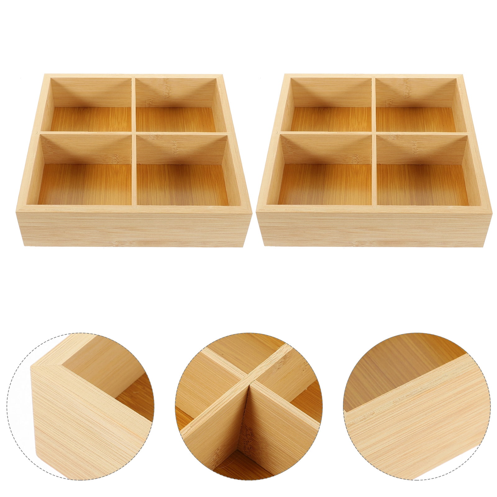 SWETRACE 2Pcs Compartment Trays For Food With Multi Compartments For ...