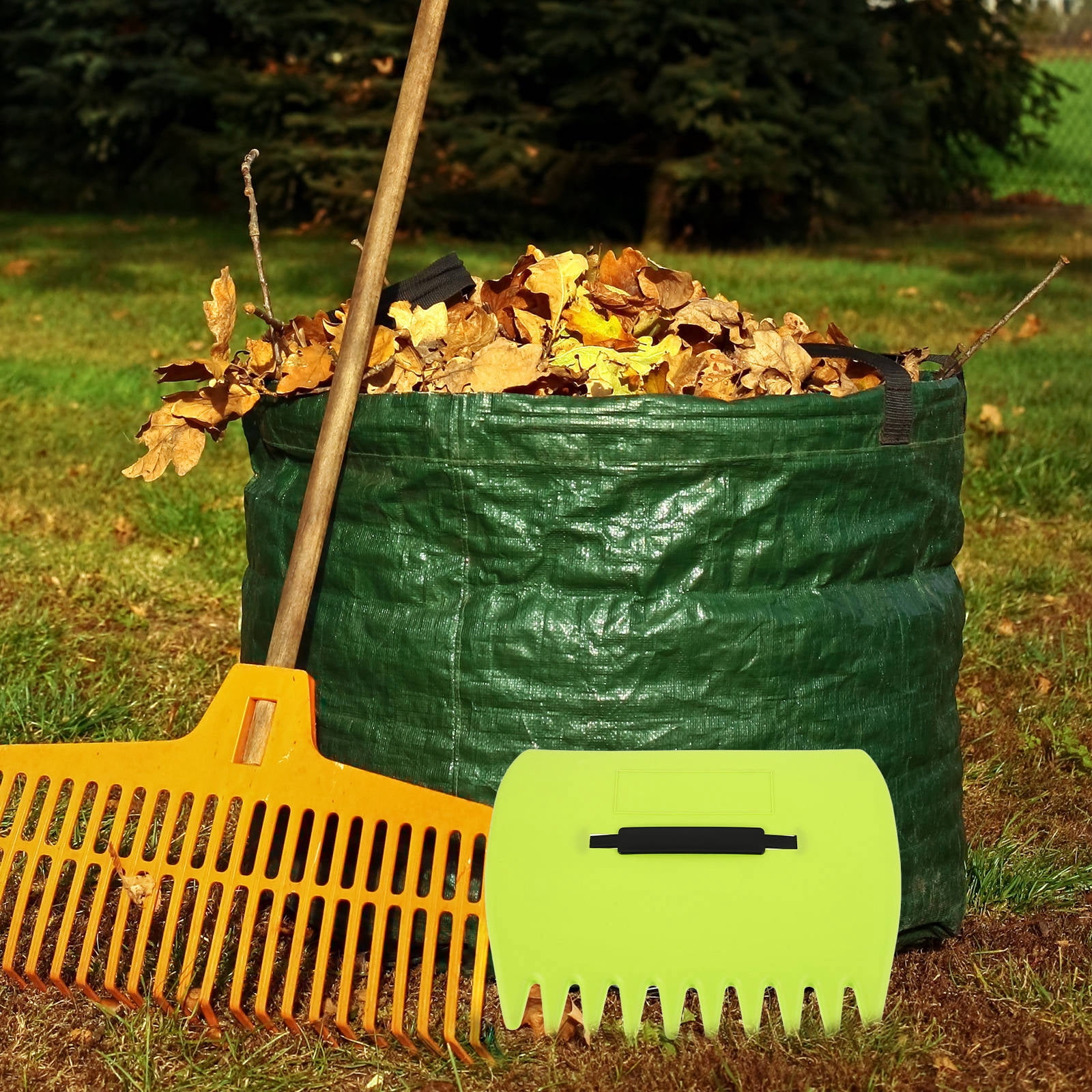 SWETRACE 2Pcs Gardening Enthusiasts Rake for Garden Debris Collection ...
