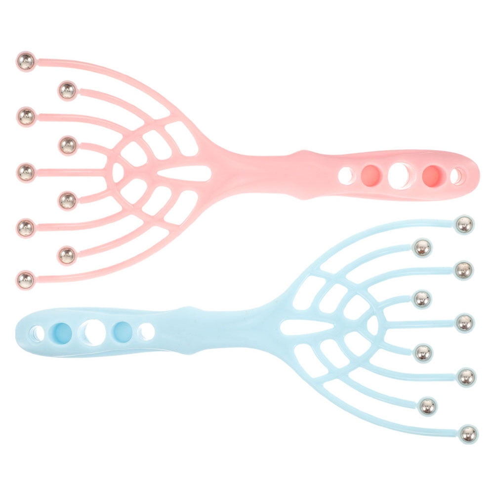 SWETRACE 2Pcs Manual Scalp Massagers Nine-claw Head for Blood Flow ...