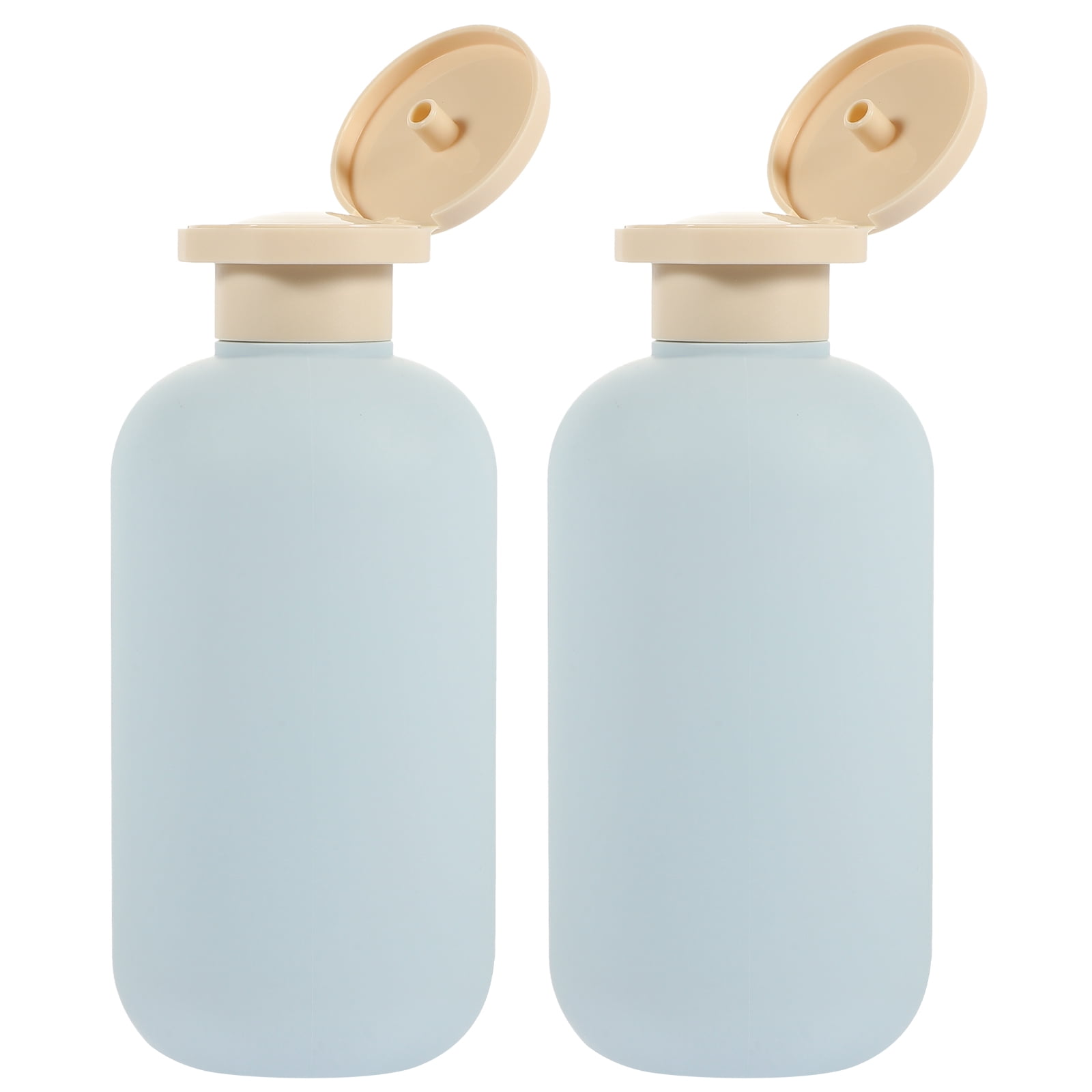 SWETRACE 2Pcs Squeeze Bottle Rectangular Plastic Refillable Travel ...