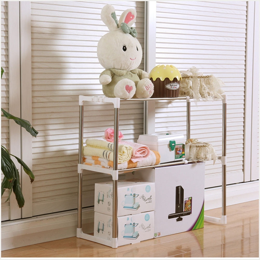 SWETRACE 2Pcs Telescopic Storage Rack for Kitchen Utensils with ...