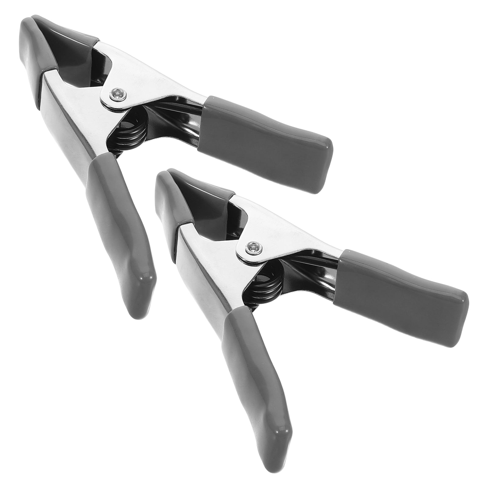SWETRACE 2Pcs Tent Clamps Silver Strong Grip Spring Clamp Holder for ...