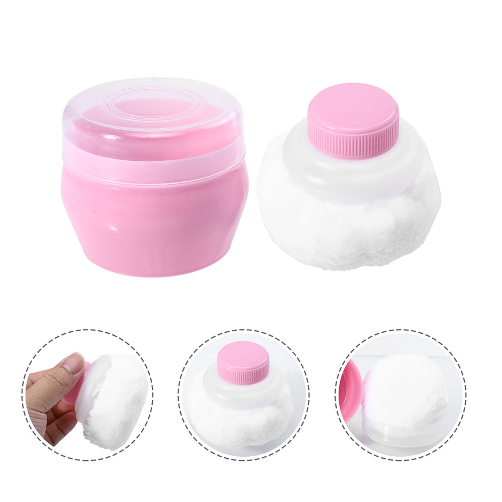 SWETRACE Body Powder Applicator Baby Talcum Powder Puff White PP 2 Sets ...