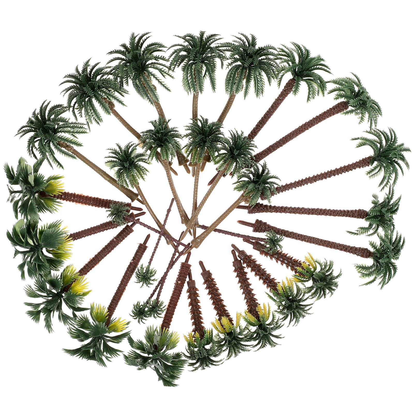 SWETRACE 30Pcs Craft Tree Model Miniature Trees for Building Model and ...