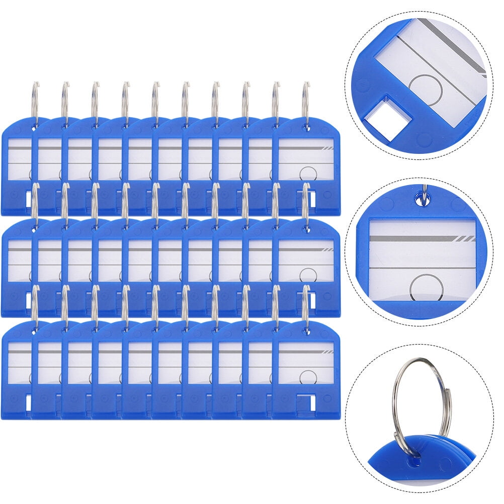 SWETRACE 35Pcs Blue Key Tags for Labeling and Identifying USB Flash ...