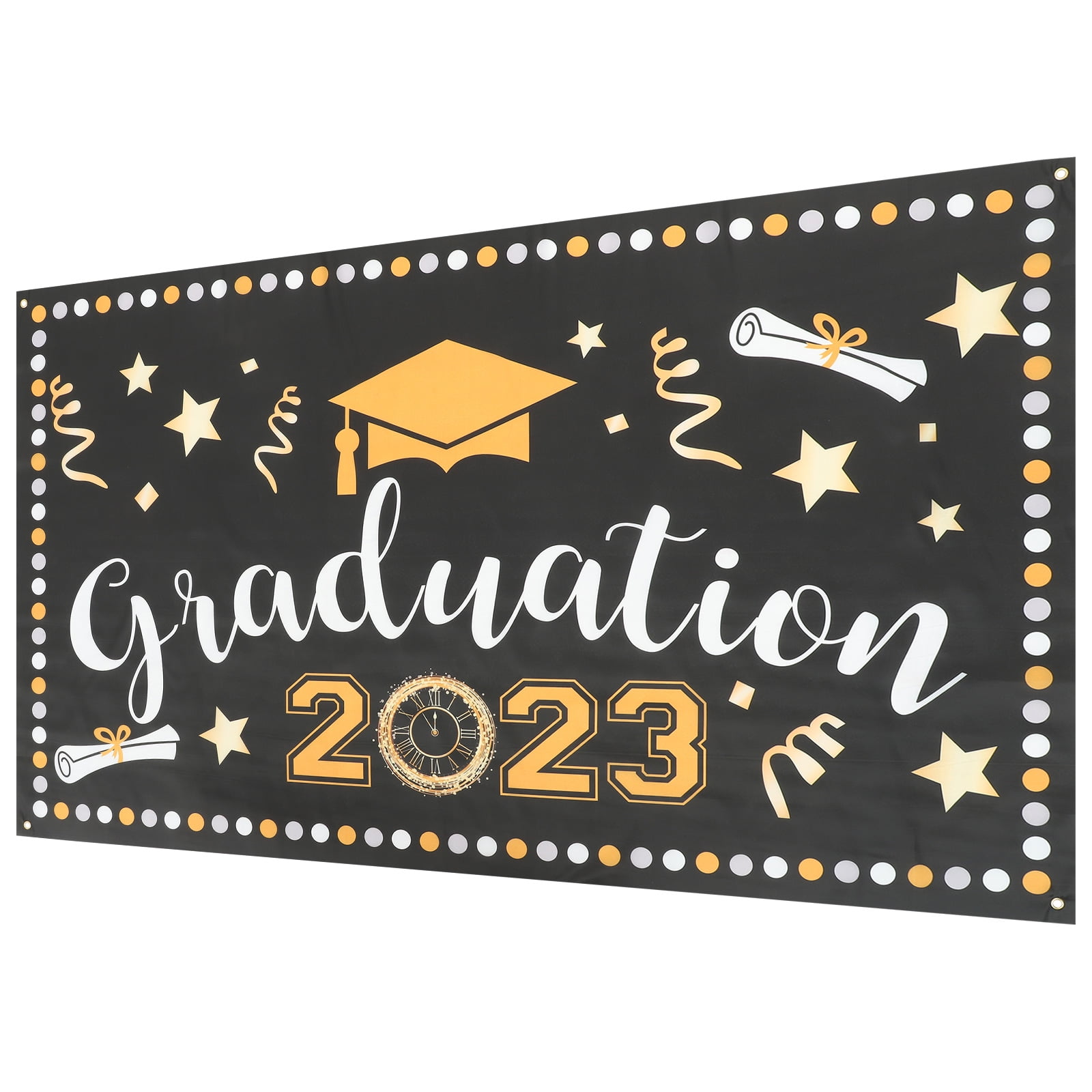 SWETRACE 3Pack Graduation Background Banners Rectangular Shape Multi ...