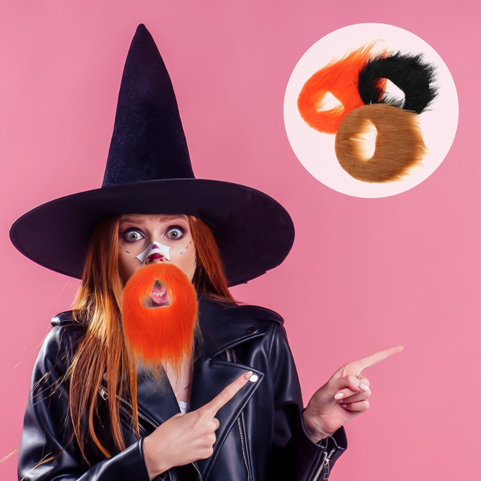 SWETRACE Fake Set Assorted Color 3Pcs 4.9X4.3X0.1In - Walmart.com