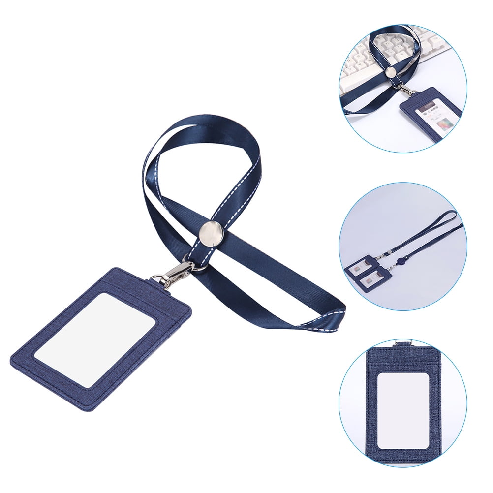 SWETRACE 3Pcs Rectangular Teacher Badge Holder With Lanyard For Office ...