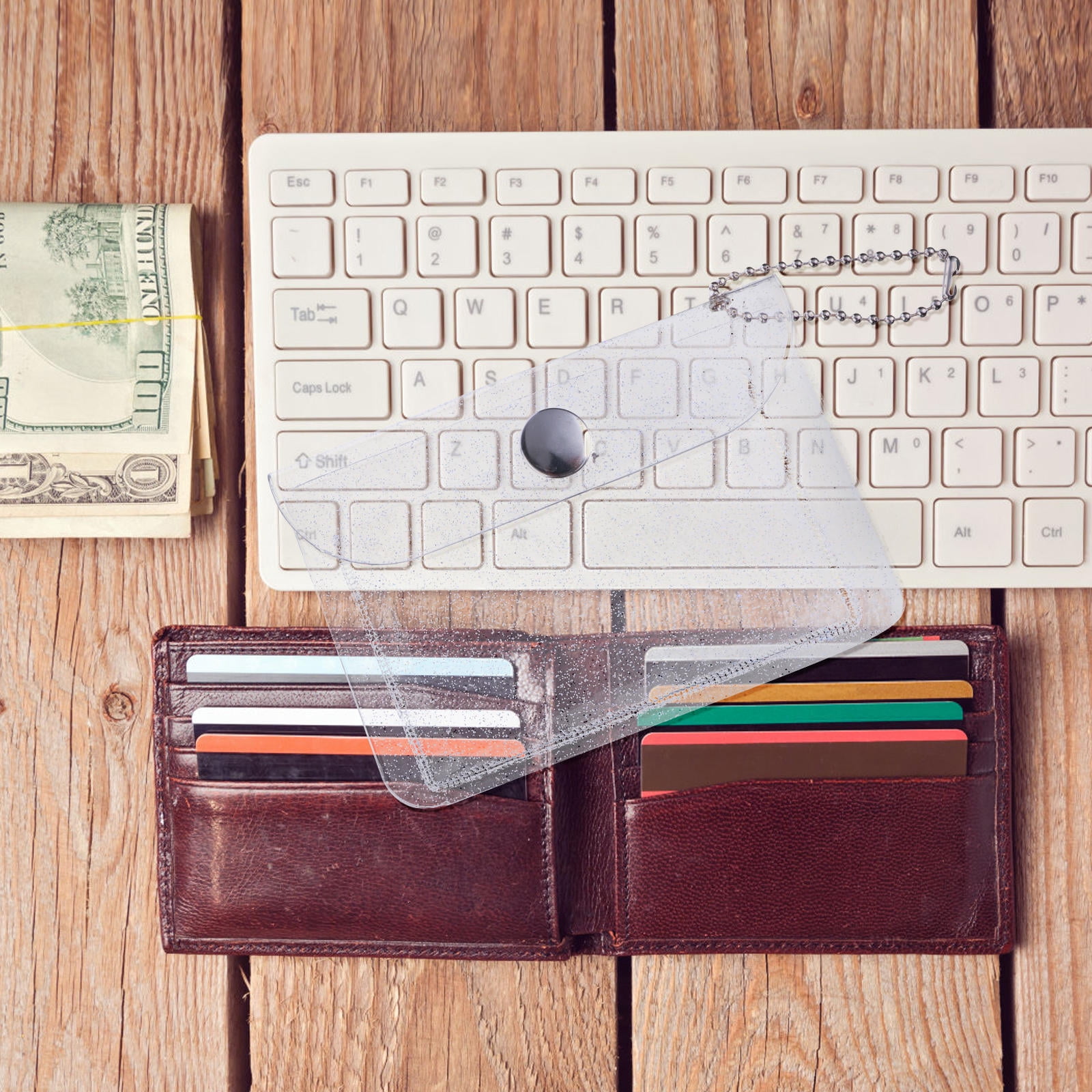 SWETRACE 3Set Mini Wallet For Girls Small Wallet Pouch In Glitter PVC ...