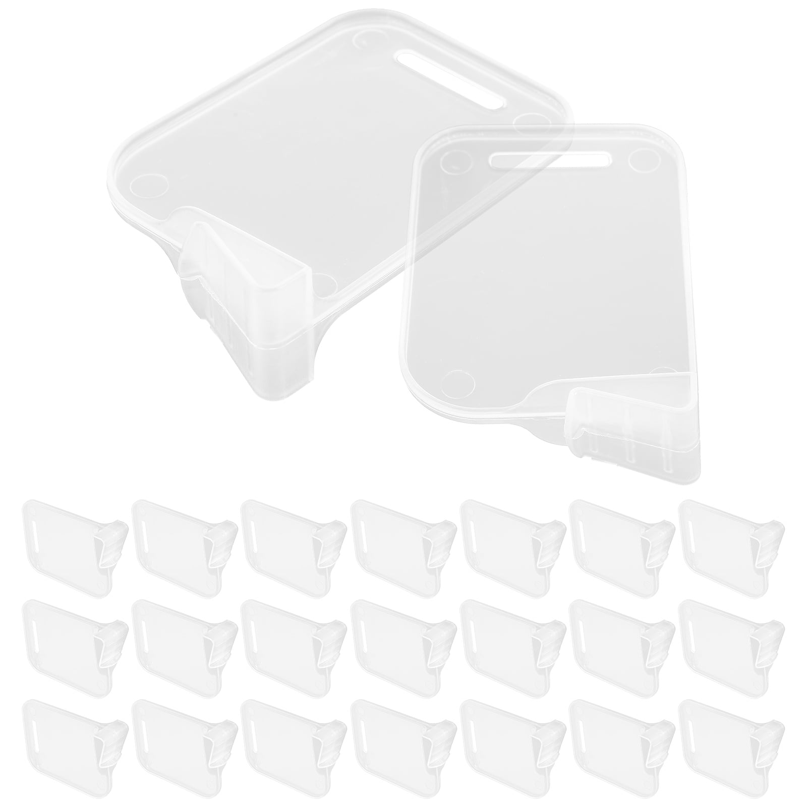 SWETRACE 40Pcs Fridge Drawer Divider Transparent Plastic Square for ...