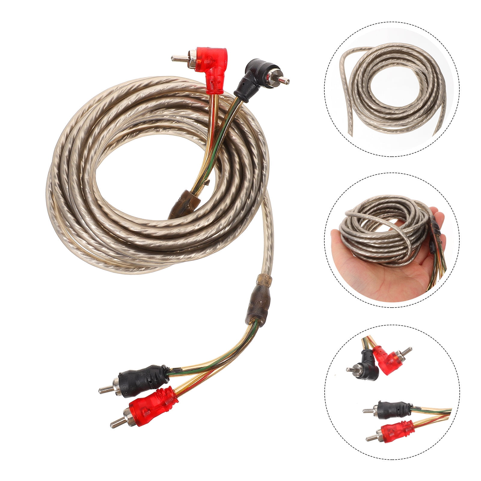 SWETRACE 450.0Cm 1Pack Copper Audio Cable for Car Power Amplifier with ...