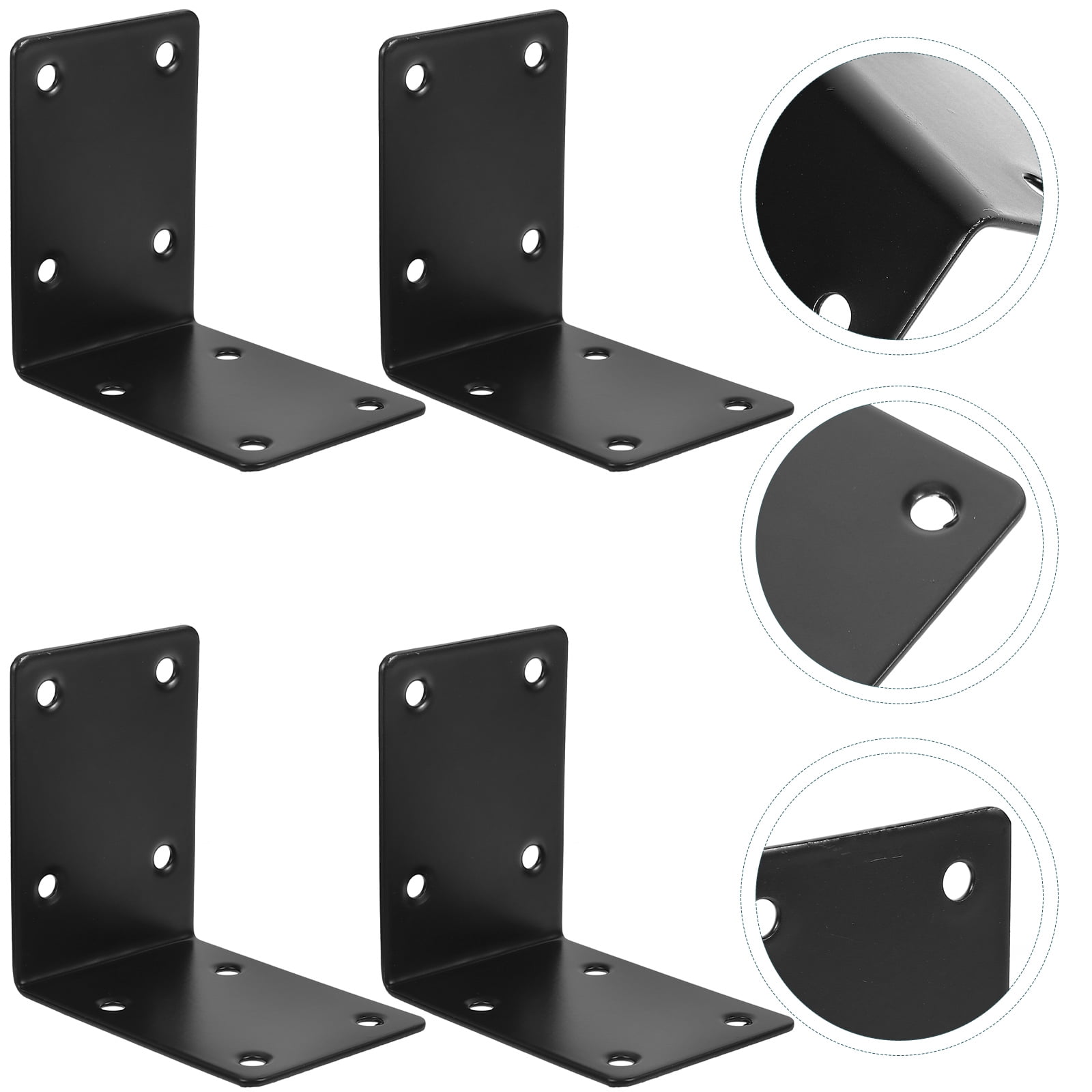 SWETRACE 4Pcs Decorative L Brackets for Railing Right Angle and Shelf ...