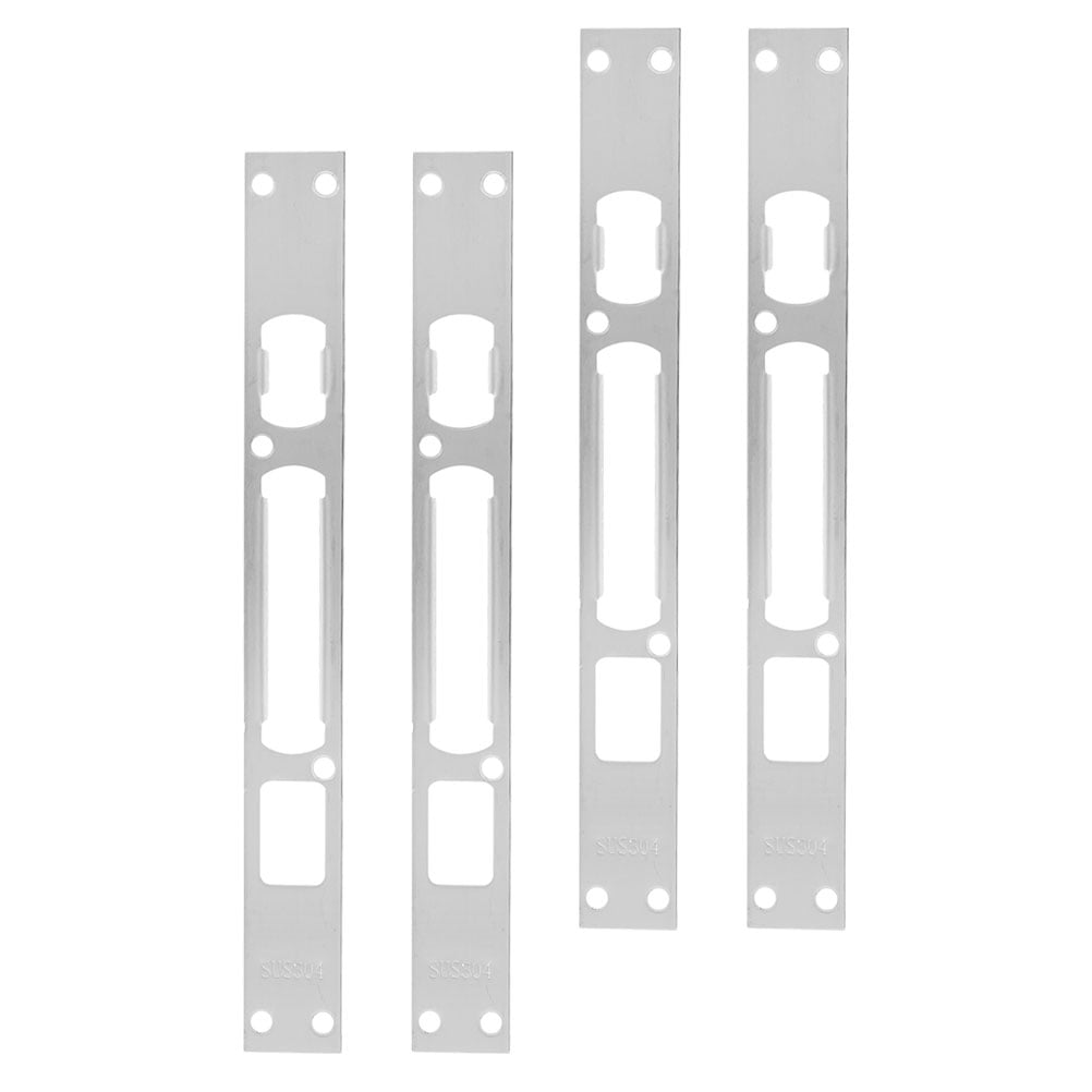 SWETRACE 4Pcs Latch Strike Plate Stainless Steel Door Latch Plates for ...