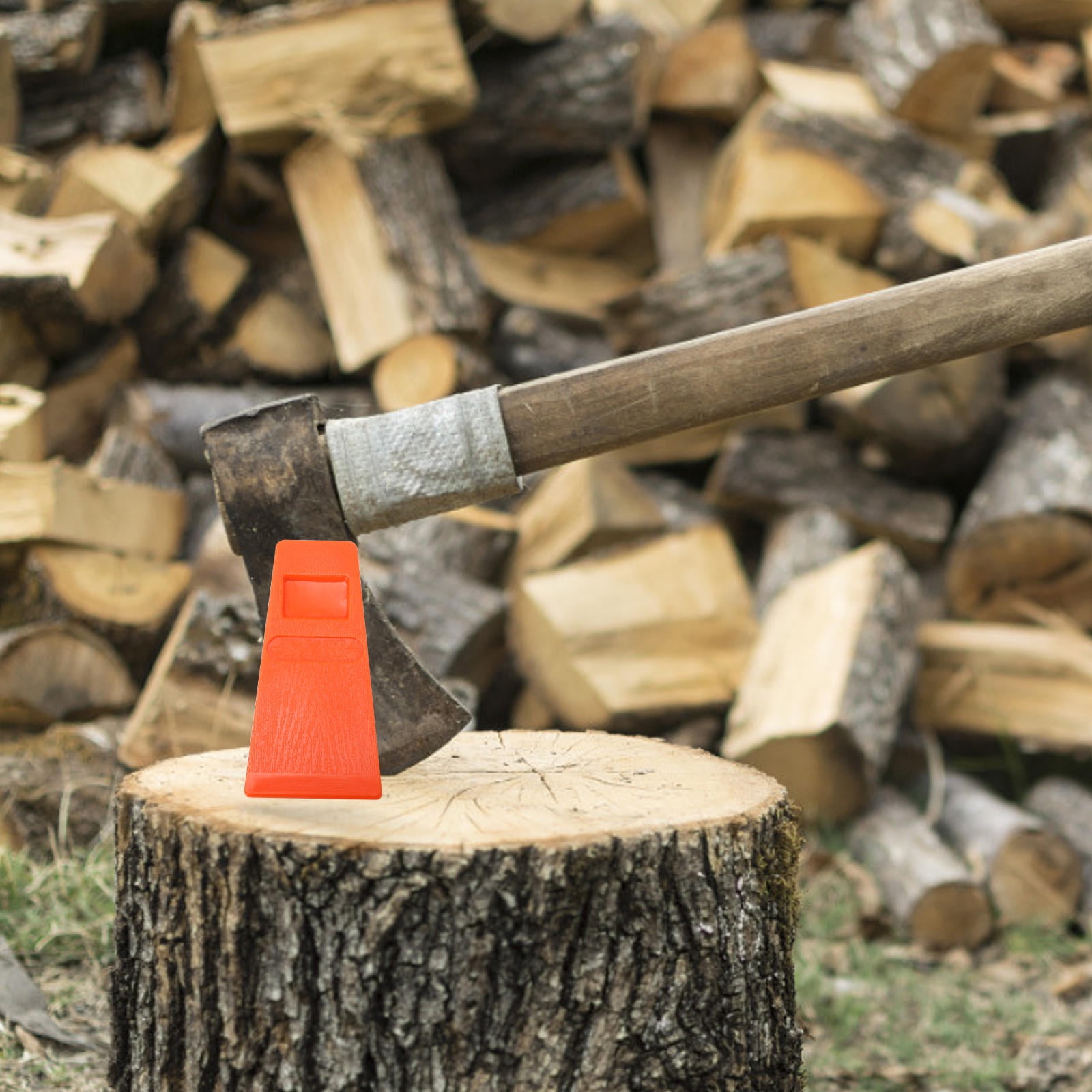 SWETRACE 4Pcs Orange Plastic Felling Wedge for Lumberjack Tools and ...