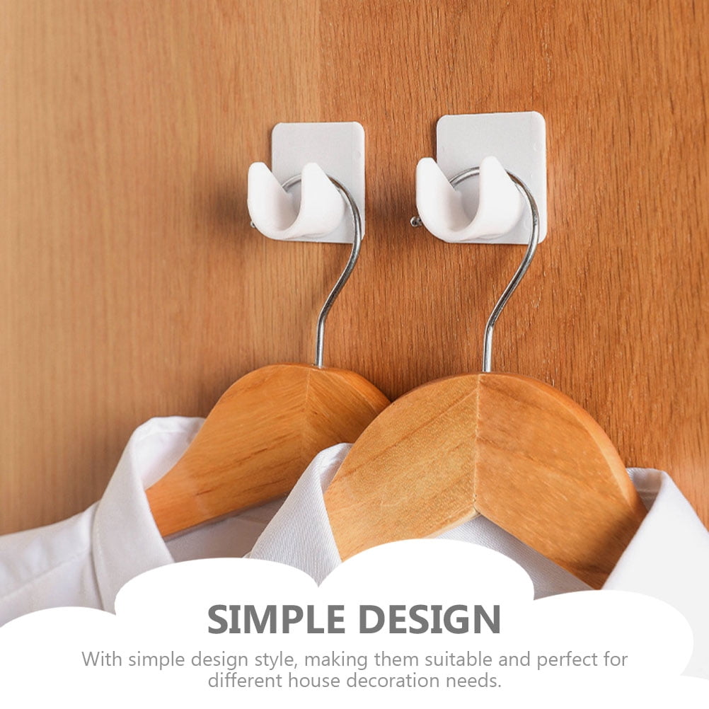 SWETRACE Single Curtain Rod Brackets Curtain Pole Bracket Hooks White 1 ...