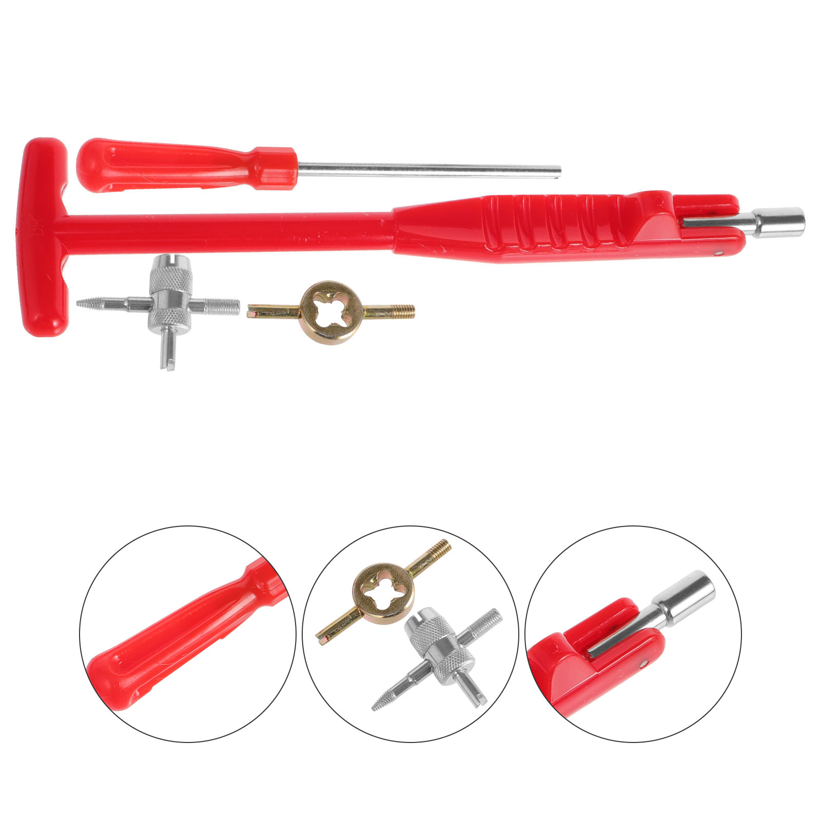 SWETRACE 4Pcs Valve for Tyres and Bike Tyres Compact Design Tire Valve ...