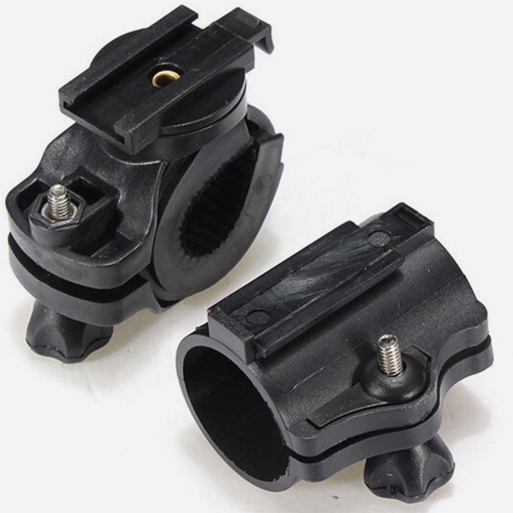 SWETRACE 4Set Bike Flashlight Mount Black ABS Material for Night Rides ...