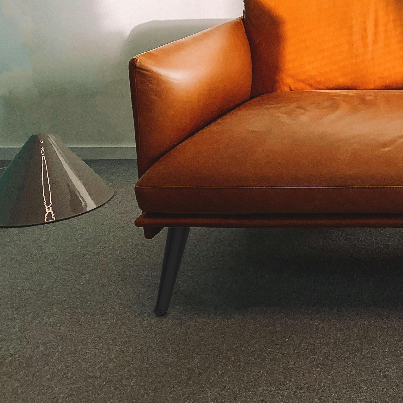 SWETRACE Iron Angled Tapered Legs 4Set 11.8X3.1X3.1In - Walmart.com