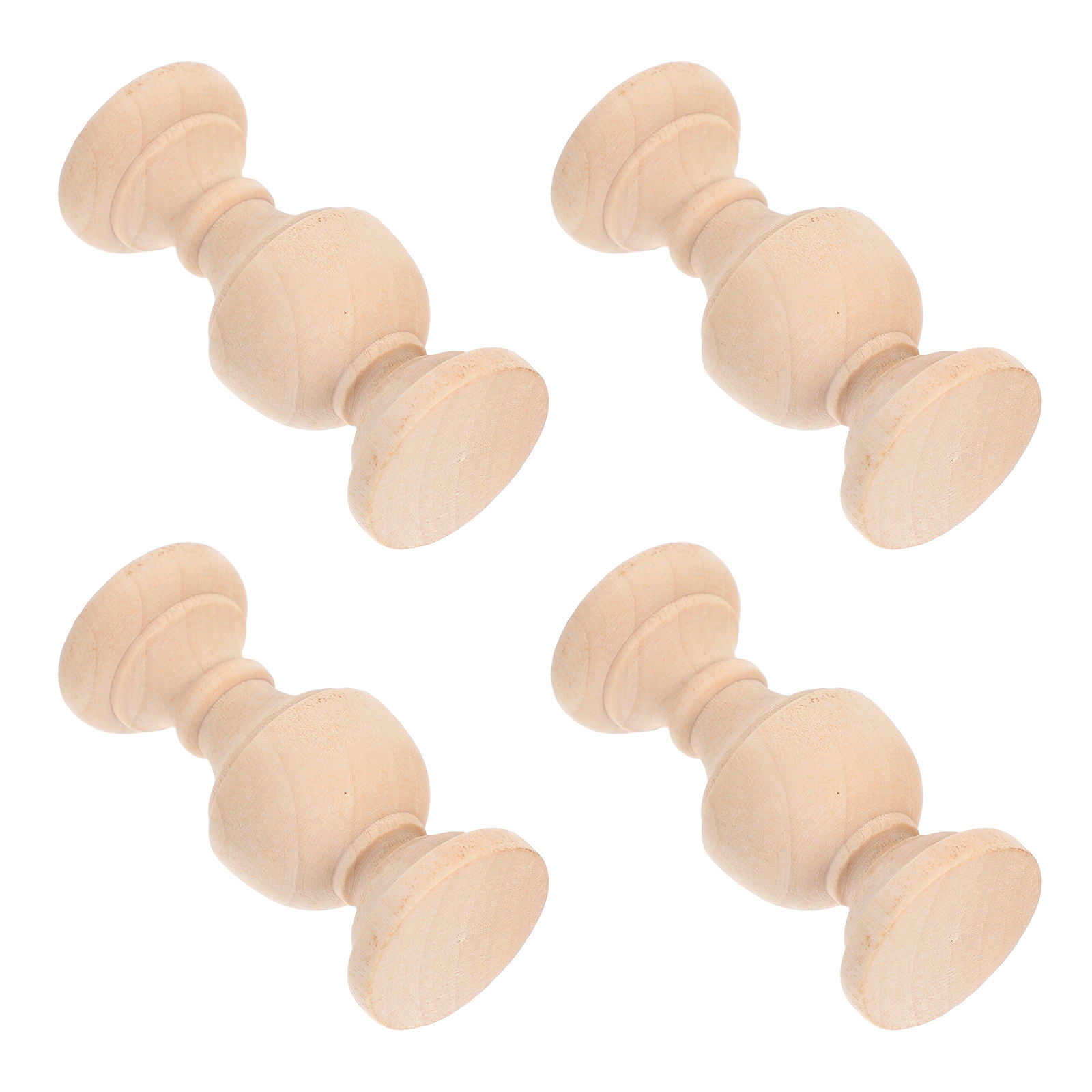 SWETRACE Wood Column Decorative Baluster Khaki 2.4x1.0x1.0in - Walmart.com