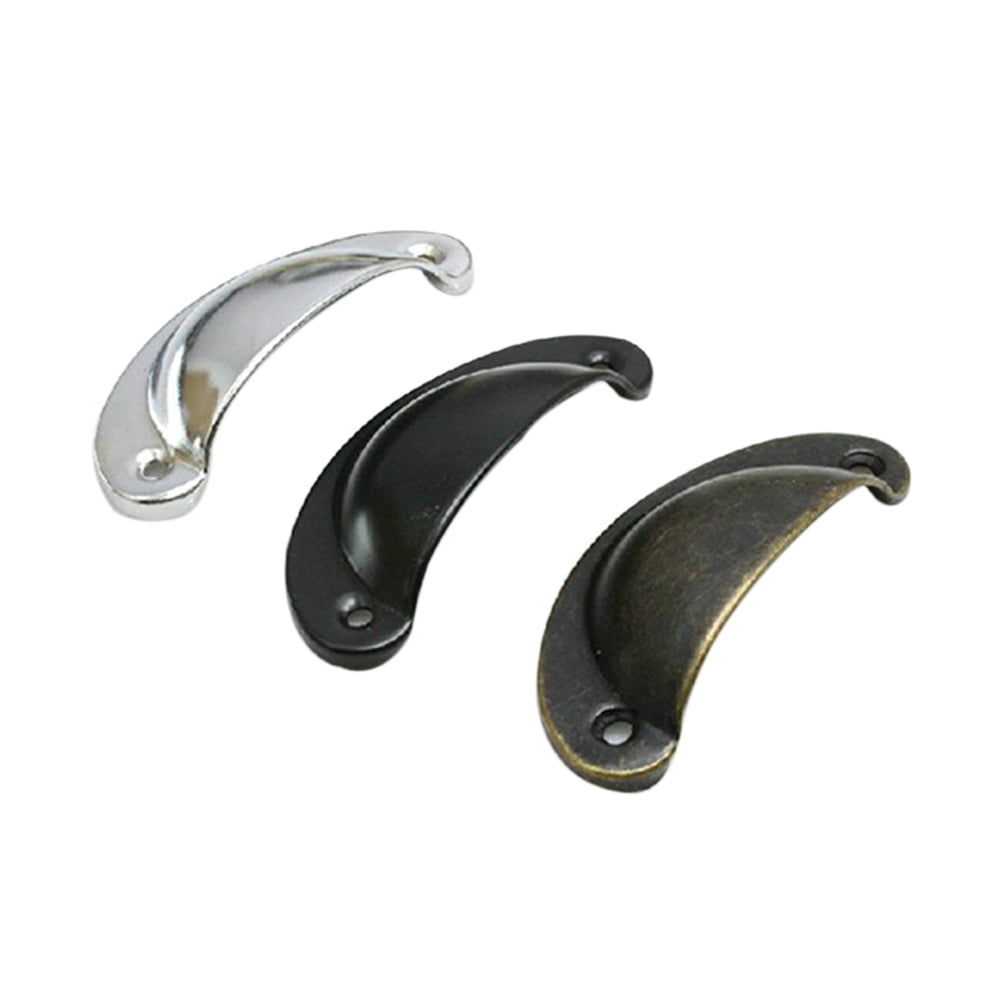 SWETRACE 4Set Vintage Semicircle Iron Pull Handle for Cabinet and ...