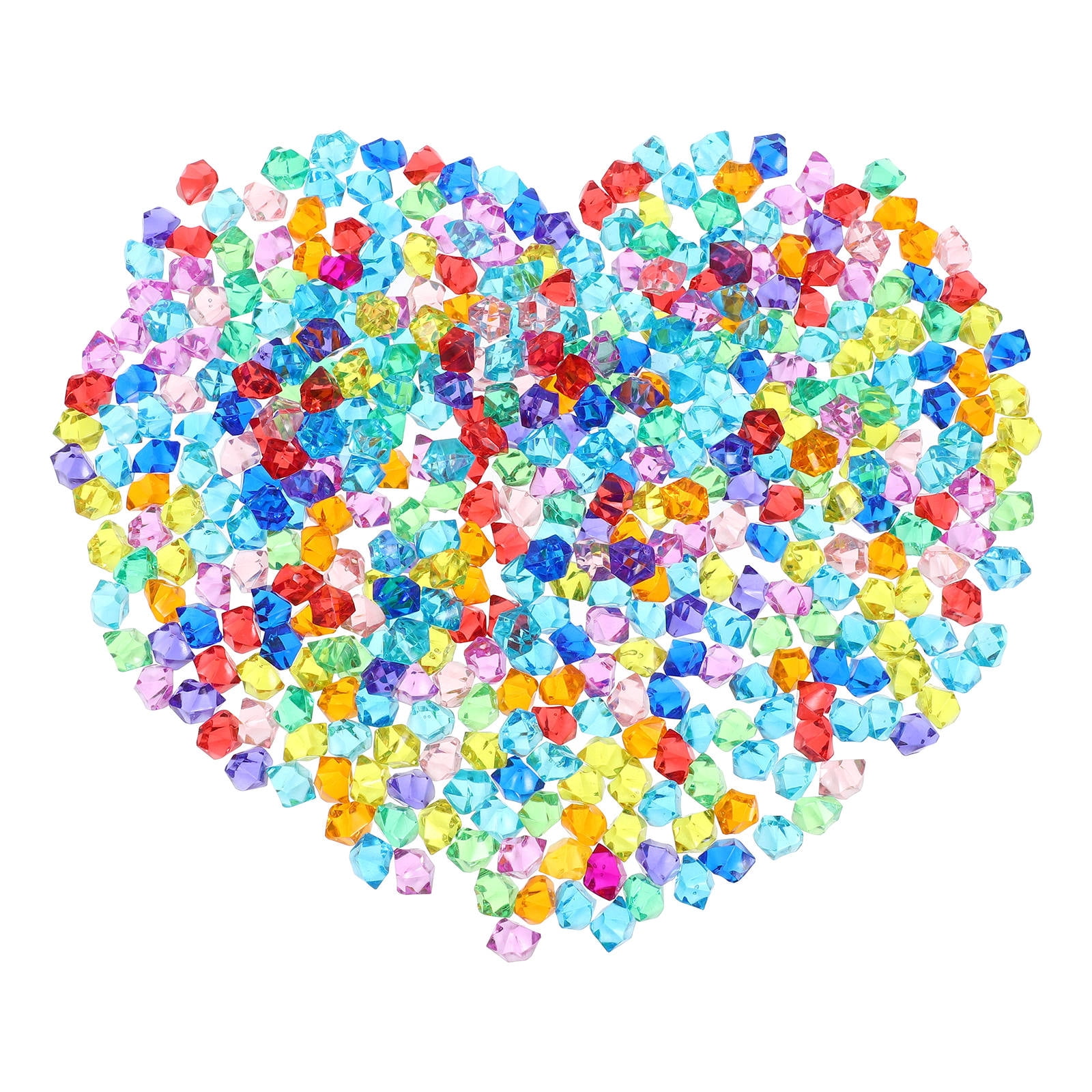 SWETRACE 500g Assorted Color Irregular Shaped Fake Gemstones for Crafts ...