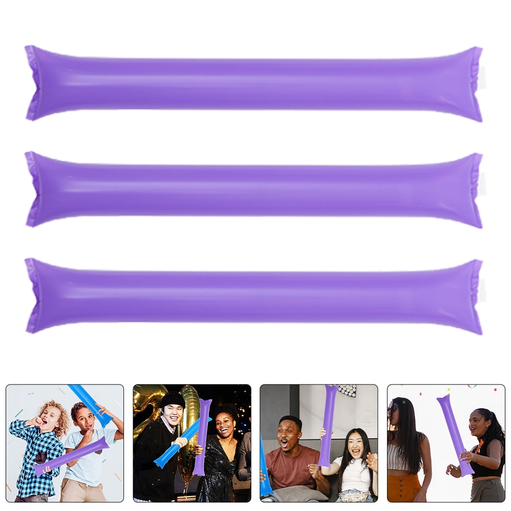 SWETRACE 50Pcs PE Material Inflatable Sticks for Cheerleading Training ...
