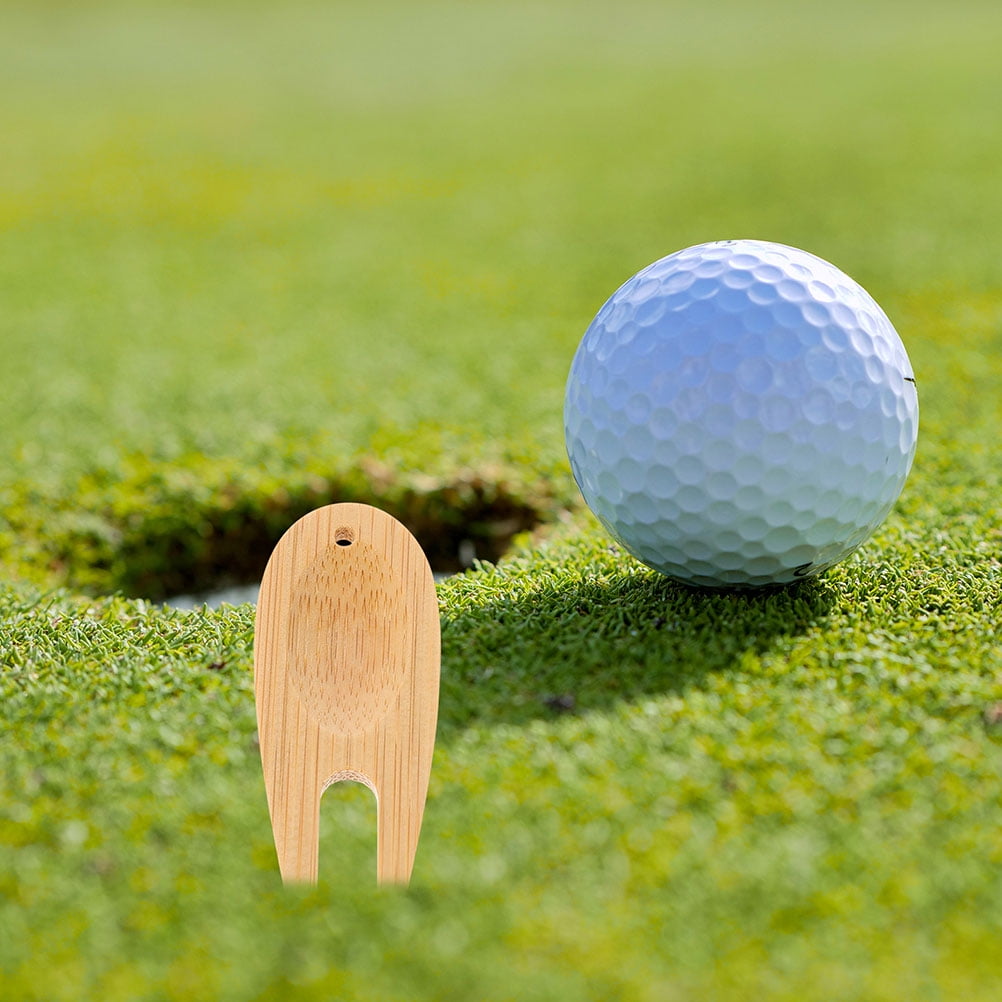 SWETRACE 5Pcs Golf Divot Repair Tool in Bamboo for Golf Course ...