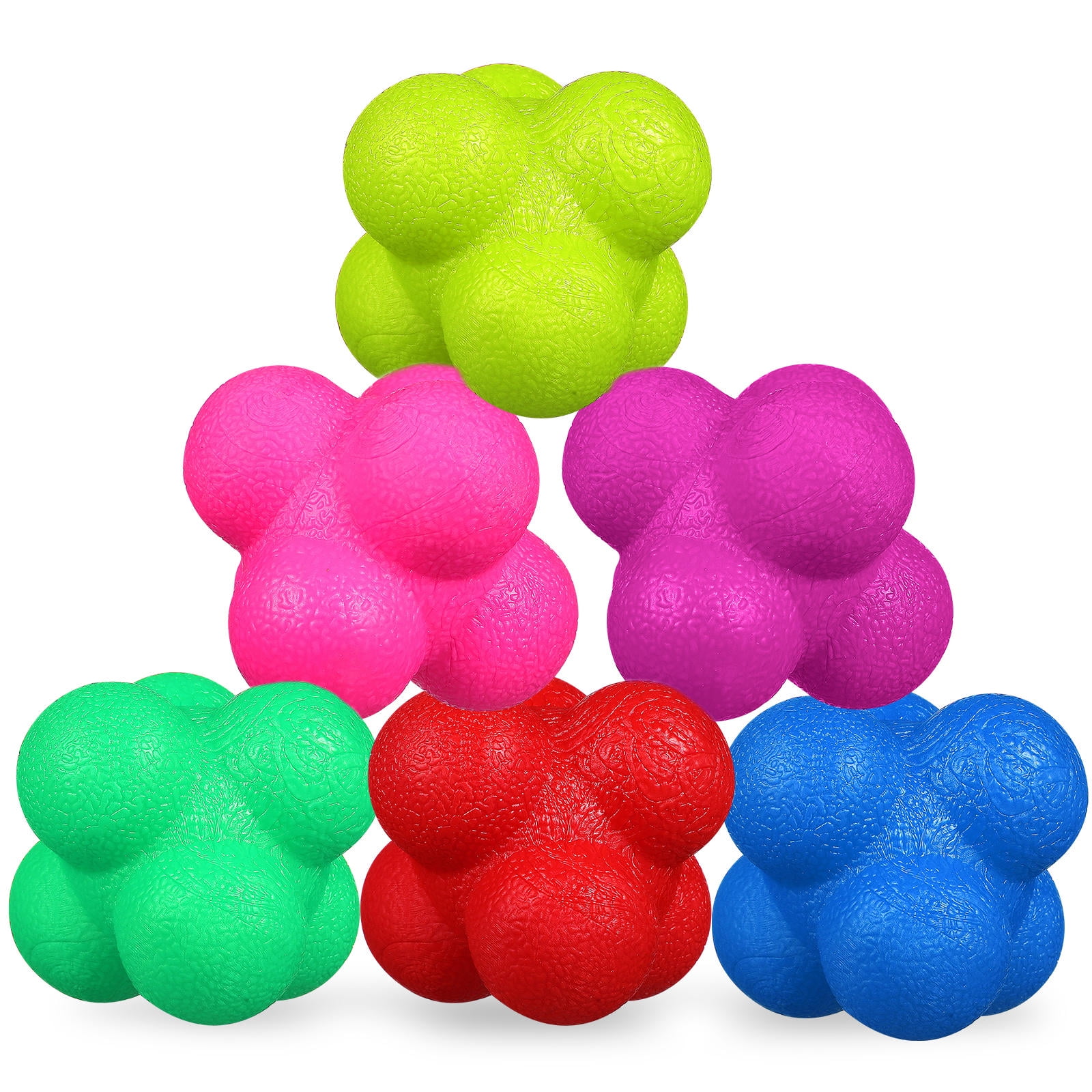 SWETRACE 6 Pcs TPR Reaction Ball for Children and Families Sports ...